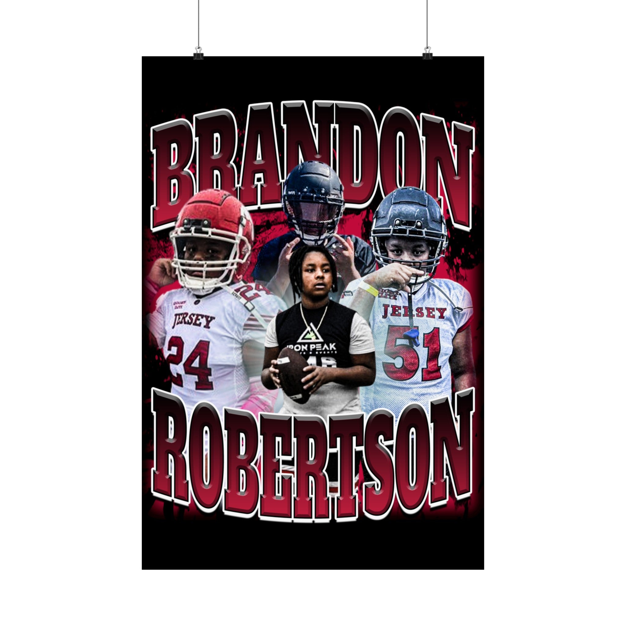 Brandon Robertson Poster 24" x 36" – Hometown Hero