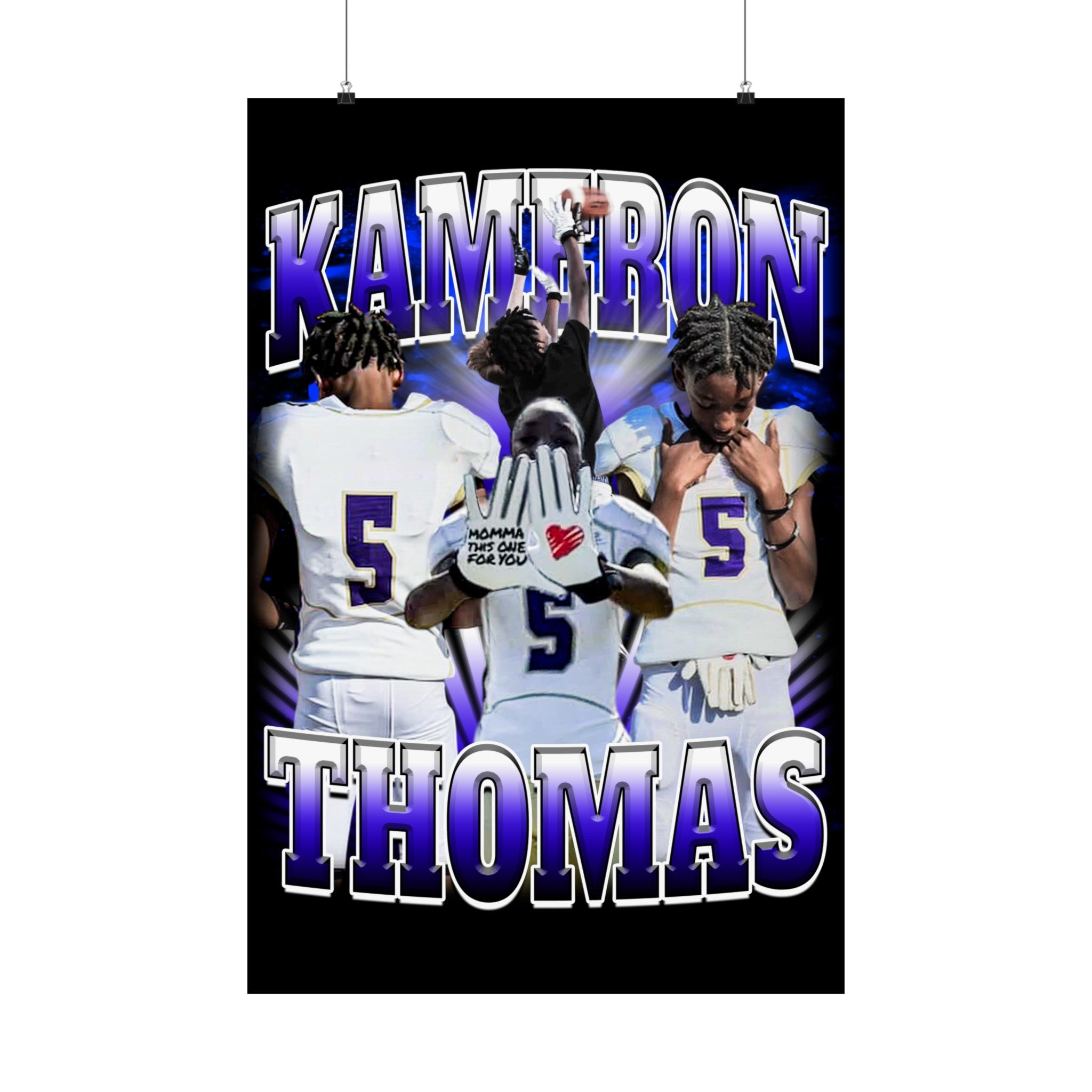 Kameron Thomas Poster 24" x 36" – Hometown Hero