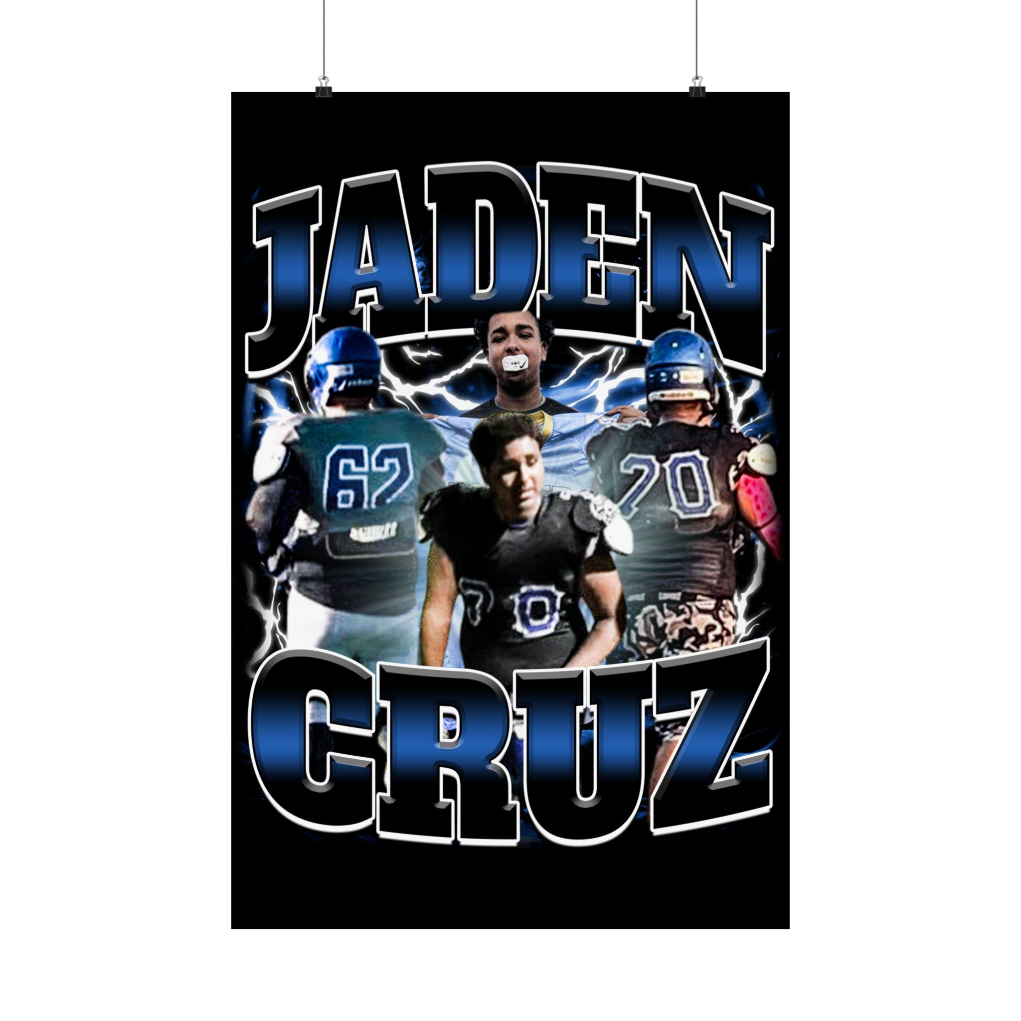 Jaden Cruz Poster 24" x 36" – Hometown Hero