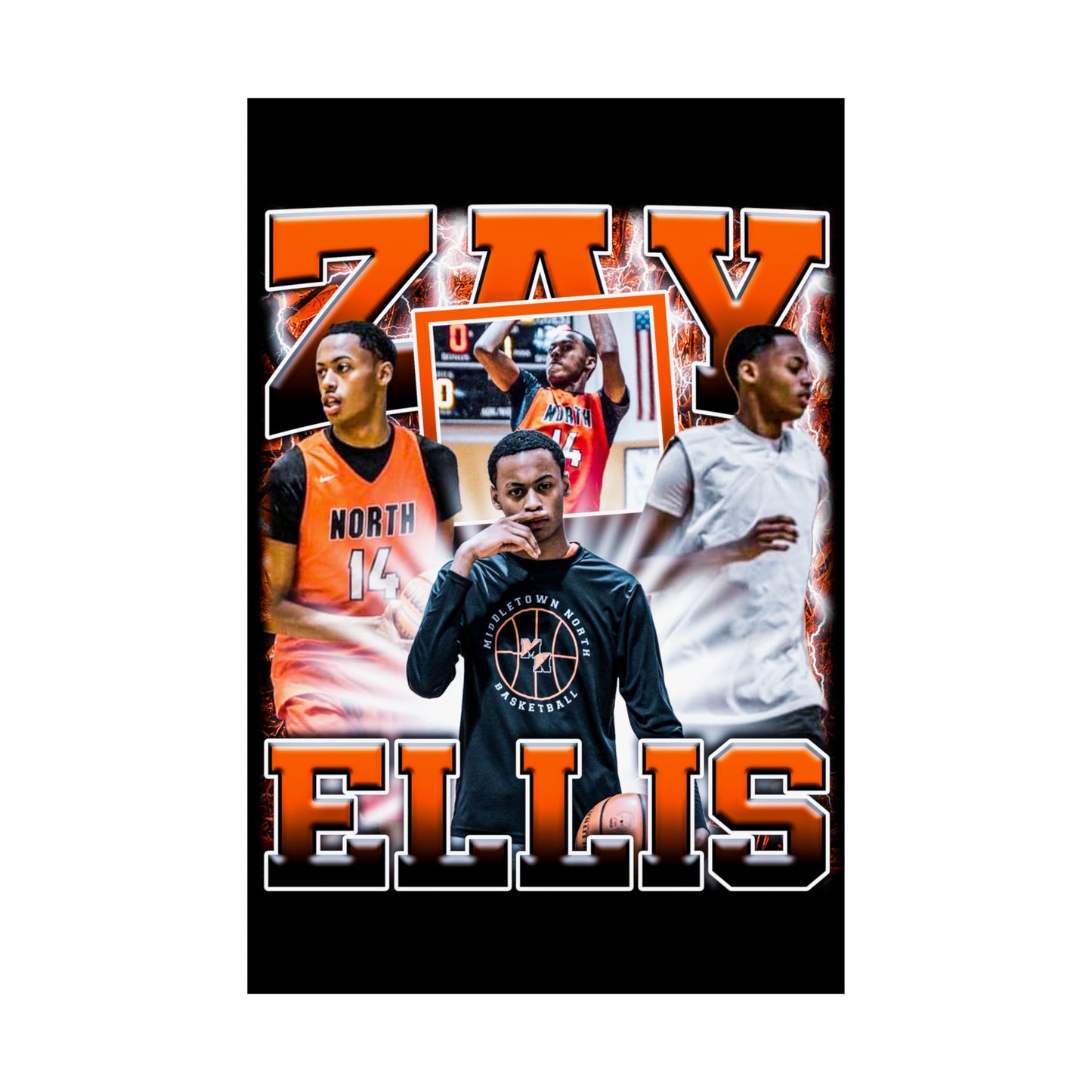 Zay Ellis Poster 24" x 36" – Hometown Hero
