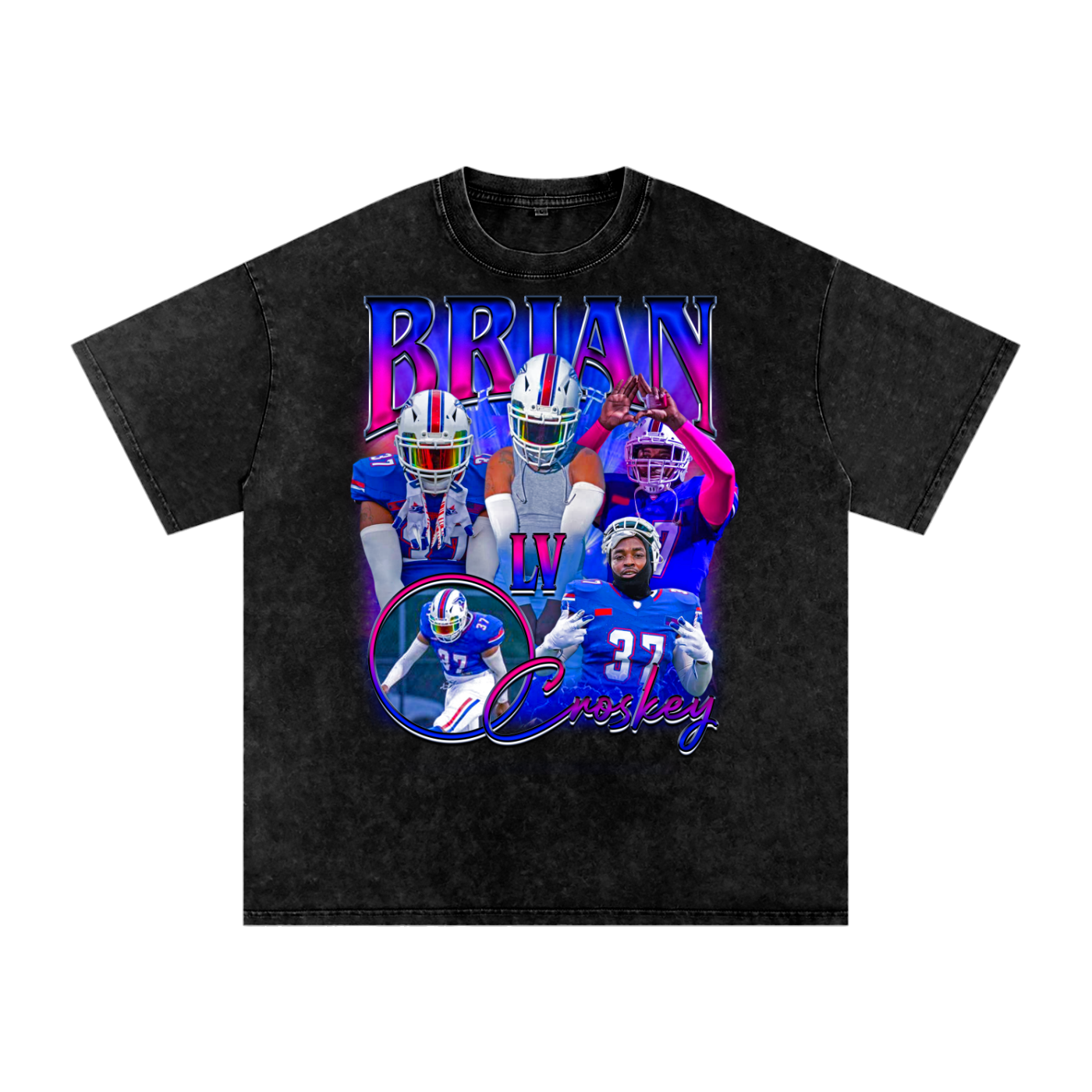 Brian Croskey Heavyweight Oversized T-shirt – Hometown Hero
