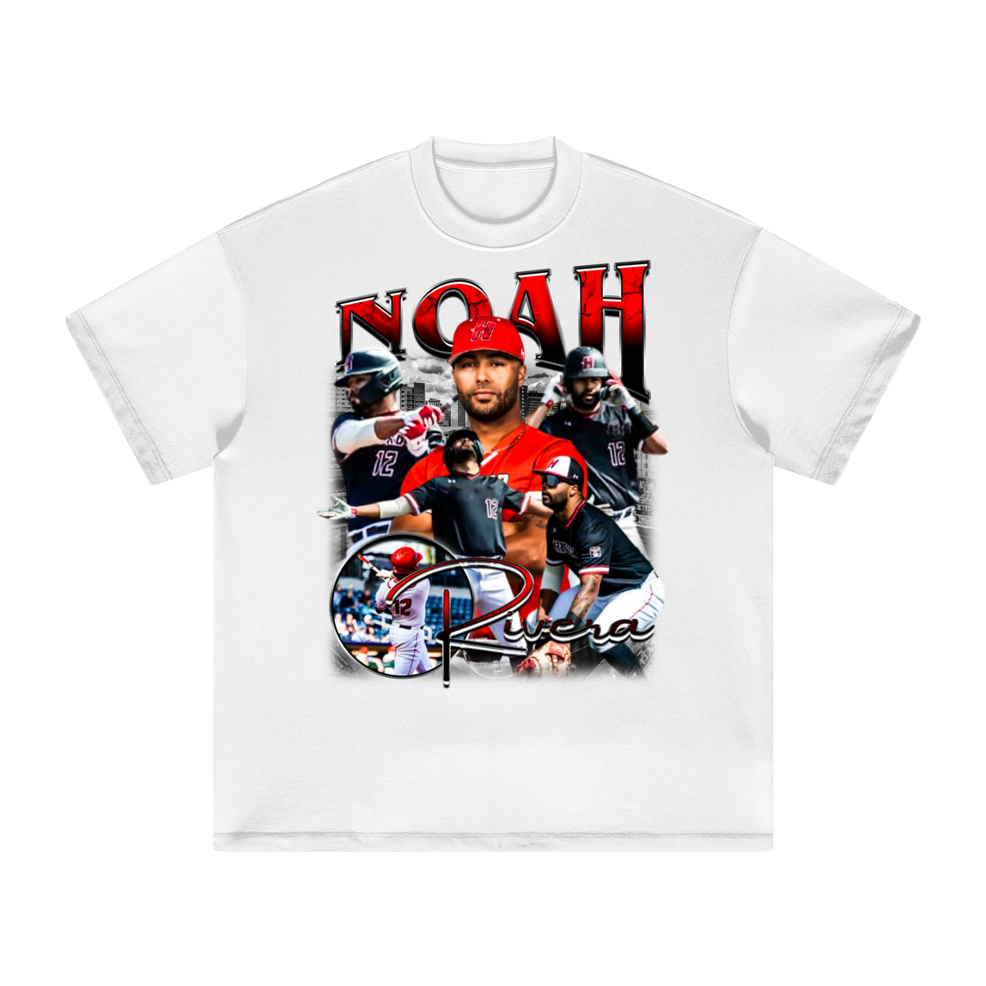 Noah Rivera Heavyweight Oversized T-shirt – Hometown Hero